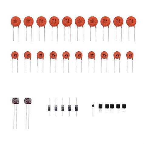 Electronics Component Starter Kit With 830 Tie Poi Grandado Electronics Component Starter Kit With 830 Tie Poi Grandado