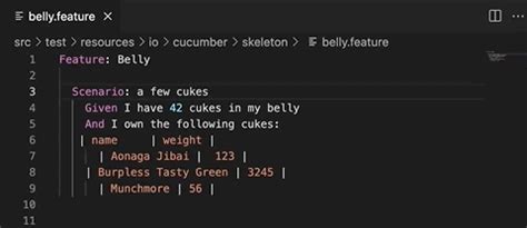 Github Cucumber Vscode Official Visual Studio Code Extension For Cucumber
