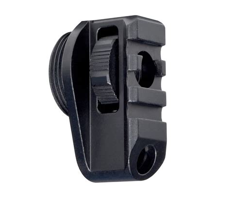 Aluminum Bufferless Stock Adapter With Picatinny Rails And Qr Holes Km Tactical