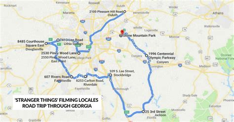We Made A Map So You Can Take A Road Trip Of ‘stranger Things Filming