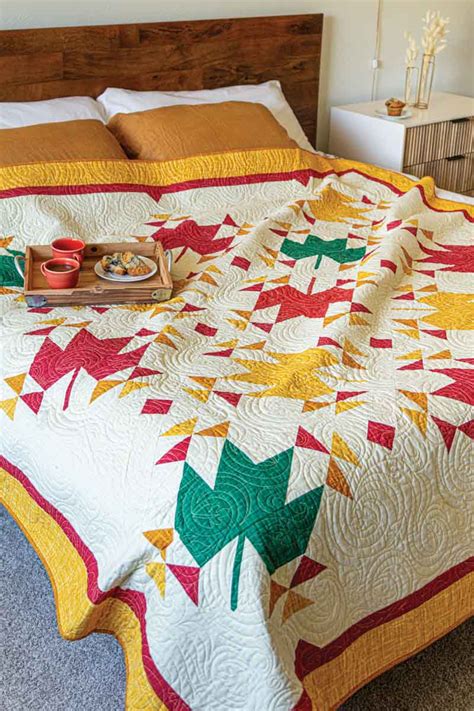 Autumn Leaves Quilt Pattern Download Quilting Daily