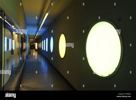 Forms Shapes Color Lights Illumination Underpass Architecture Art Skill