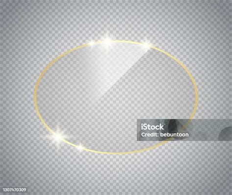 투명한 배경에 고립된 그림자가 있는 골드 빛나는 빛나는 프레임 골든 럭셔리 빈티지 사실적인 직사각형 테두리 일러스트레이션 벡터