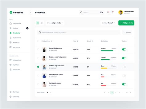 Salesline Analytics Dashboard Ui Kit By Uxerflow Uiux On Dribbble