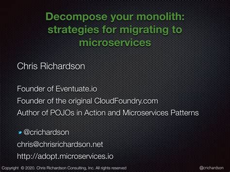 decompose your monolith strategies for migrating to microservices tide ppt