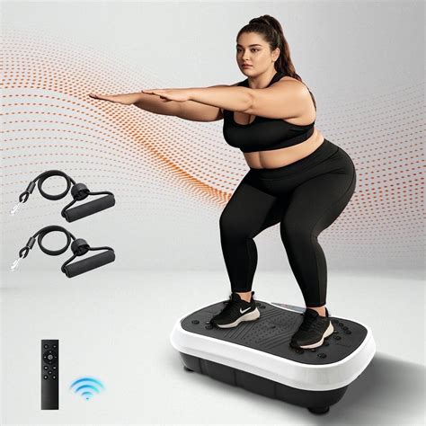 Rican Vibration Plate Exercise Machine Full Body Workout Platform 120