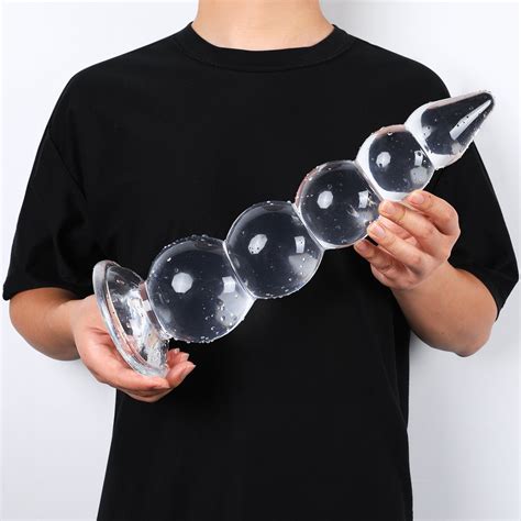38cm1496clear Huge Long Knotted Dildo Giant Monster Dildos Sex Toy