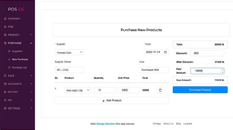 POS OS POS Software With POS ERP By Omegasolution Codester