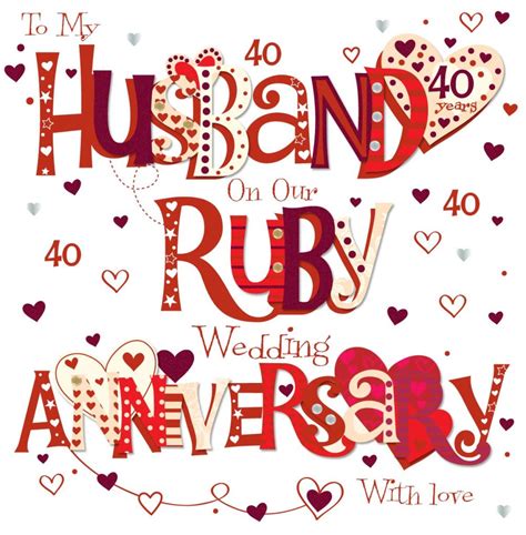77 Ruby Wedding Anniversary Messages Quotes Status And Images