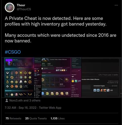 CSGO Breakthrough Virtually All Private Cheats Became Detectable Mass Bans Exrode