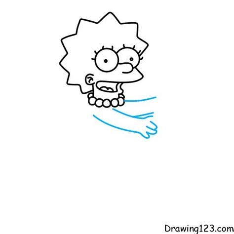 How To Draw Lisa Simpson Step By Step