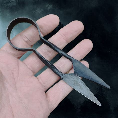 Hand Forged Small Snips For Viking Leather Crafts Viking Accessories