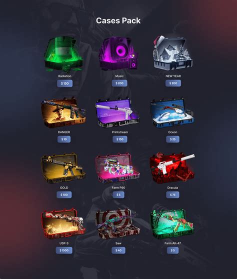 Cases Pack CS GO Opencase Behance