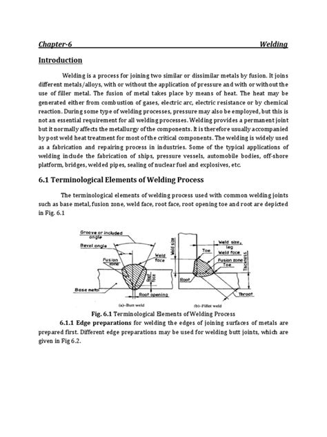 Chapter 6 Welding Pdf Construction Welding