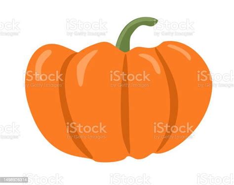 벡터 호박은 흰색으로 분리되어 있습니다 플랫 스타일의 야채 그림입니다 건강 식품 개념 사진 채식 생활 방식 로고 엽서 쇼핑객 가방 패키지 디자인 할로윈 장식 요소 10월에