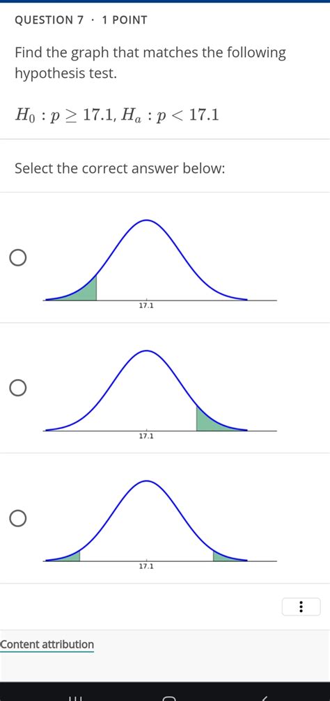 solved question 7 1 ﻿pointfind the graph that matches the