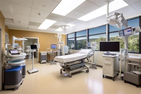 Premium Ai Image Spacious Hightech Emergency Room With Sophisticated