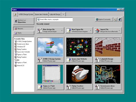 Figma As A Win98 Application Figma