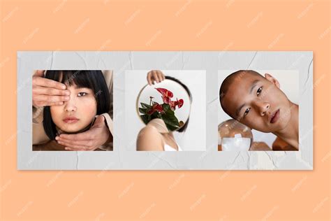 Баннер Discord профиля сообщества эстетического искусства Бесплатно векторы