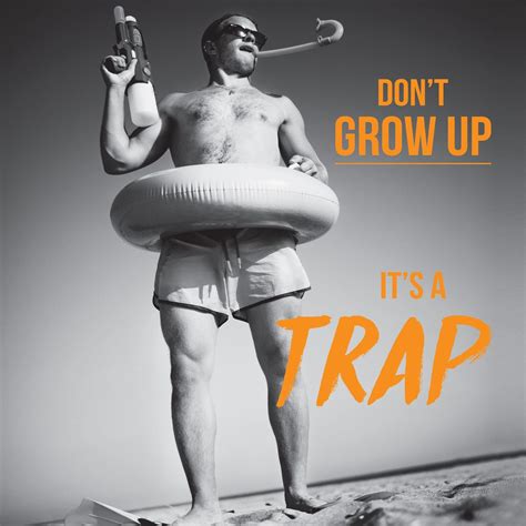 Dont Grow Up Its A Trap Confetti Exploding Greetings Card Boomf