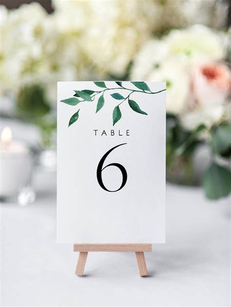 Table Number Template Content Calendar Template