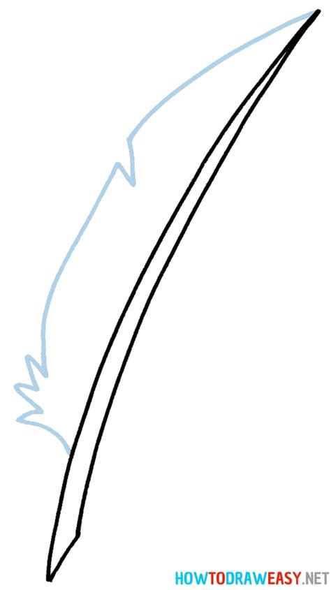 How To Draw A Feather How To Draw Easy