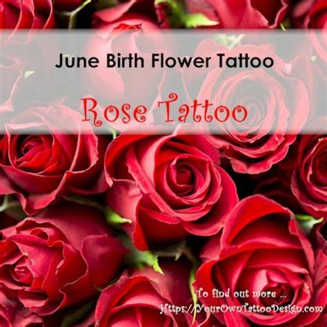 June Birth Flower Tattoo Embracing The Rose And Honeysuckle Blossoms