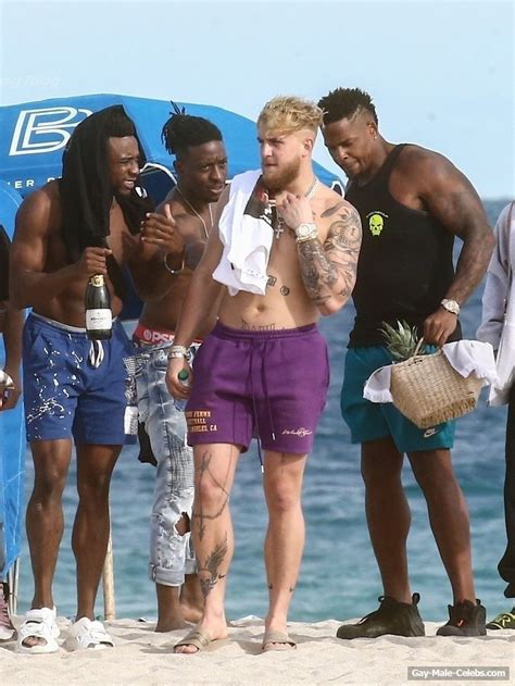 Jake Paul Paparazzi Shirtless Beach Photos Gay Male Celebs Com