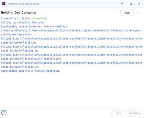 laurent kempé aspire and dev container