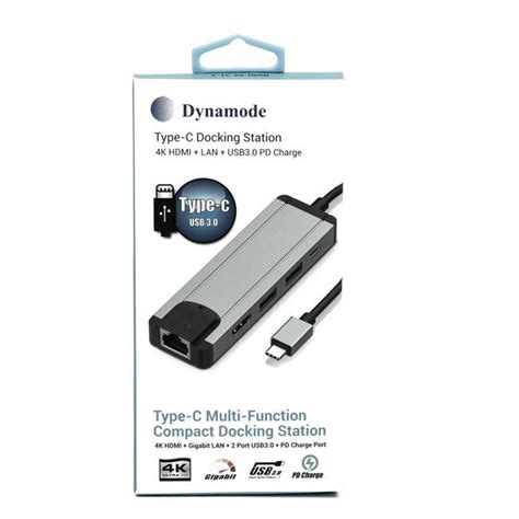 Dynamode USB C Type C To Multi Function Docking Station