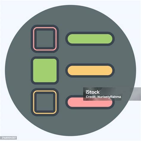 아이콘 목록 선택 기호와 관련이 있습니다 컬러 메이트 스타일 간단한 일러스트레이션 0명에 대한 스톡 벡터 아트 및 기타 이미지 0명 건강 검진 건강 진단 Istock