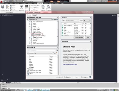Autocad Keyboard Shortcut Keys Grabcad Tutorials