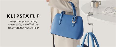 Klipsta Flip Bag Hook Newly Redesigned Portable Purse