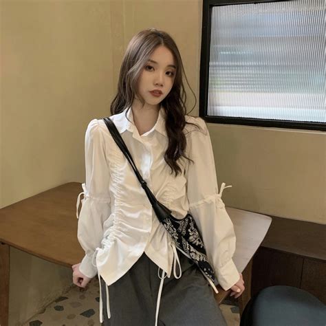 블라우스 캐주얼 셔츠 남방 데일리 데이트 심플 베이직 면접 상견례 오피스룩