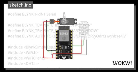 SMART WINDOW NEWW Wokwi ESP32 STM32 Arduino Simulator