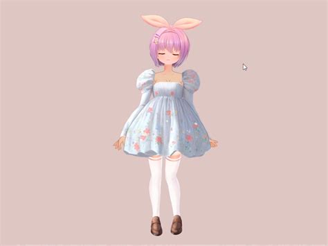 Vtuber Asset Rigged Vtuber Outfit Live D Rig Clothing Asset Vtuber Clothing Vtuber Dress