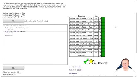 Python Coding Bat Logic 1 Youtube