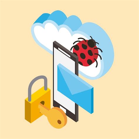 Premium Vector Smartphone Cyber Security