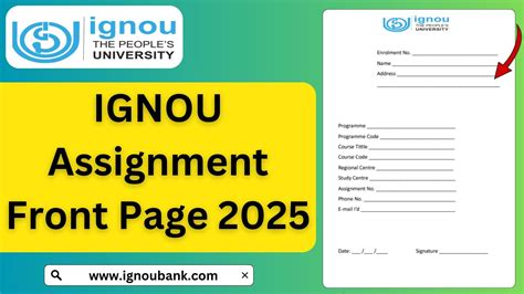 Ignou Assignment Question Paper 2024 25 Download And Guidelines