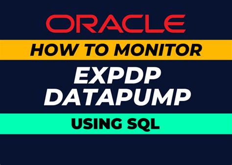 Monitor Expdp Datapump Jobs Status Remove Expdp Master Tables