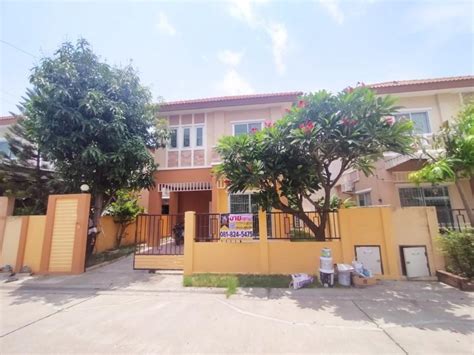 ขายบ้านแฝด 2 ชั้น สไตล์บ้านเดี่ยว หมู่บ้านปัญฐิญา แพรกษา พร้อมเข้าอยู่ Ennxo