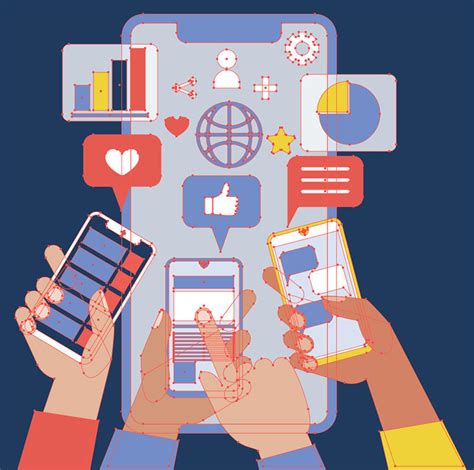 Mobile App Vector Illustration