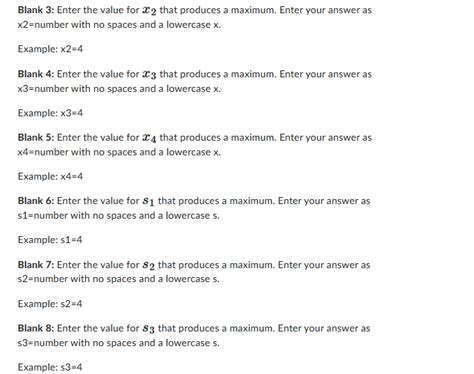 Solved Use The Completed Simplex Table Below To Give The Chegg Com