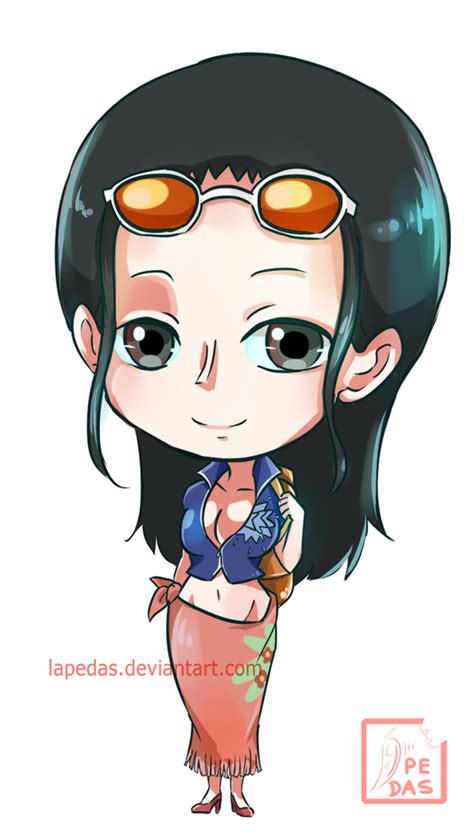 One Piece Chibi Robin By Lapedas On Deviantart