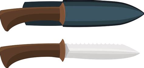 Knife Vector Illustration Isolated Royalty Free Vector Stock Freeimages