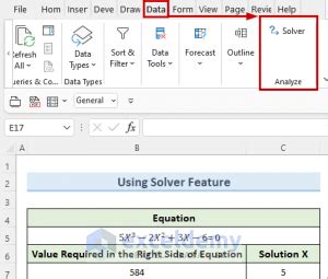 How To Solve Polynomial Equation In Excel Simple Methods