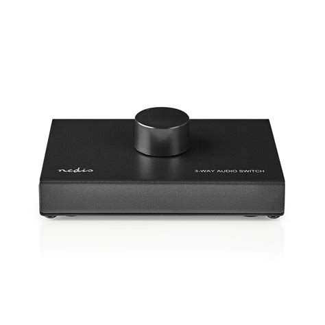 Analogue Audio Switch 3 Port S Connection Input 3x 2x Rca Female Connection Output 1x