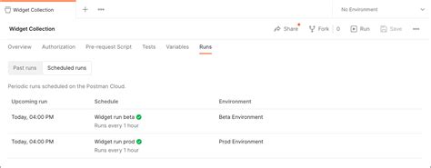 计划集合的运行（scheduling Collection） Postman 官方帮助文档中文版