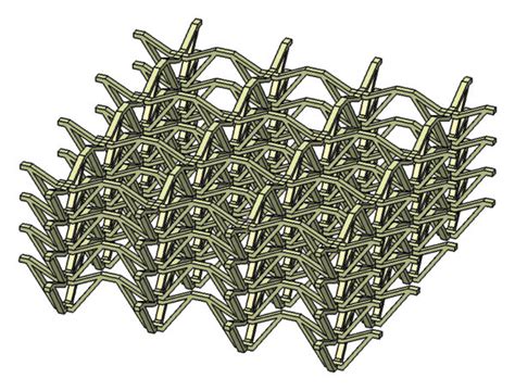 3d Double Arrow Negative Poissons Ratio Structure Download