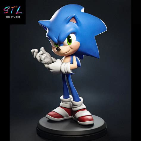 🏁 Stl Sonic The Hedgehog Figura 3d Para Imprimir